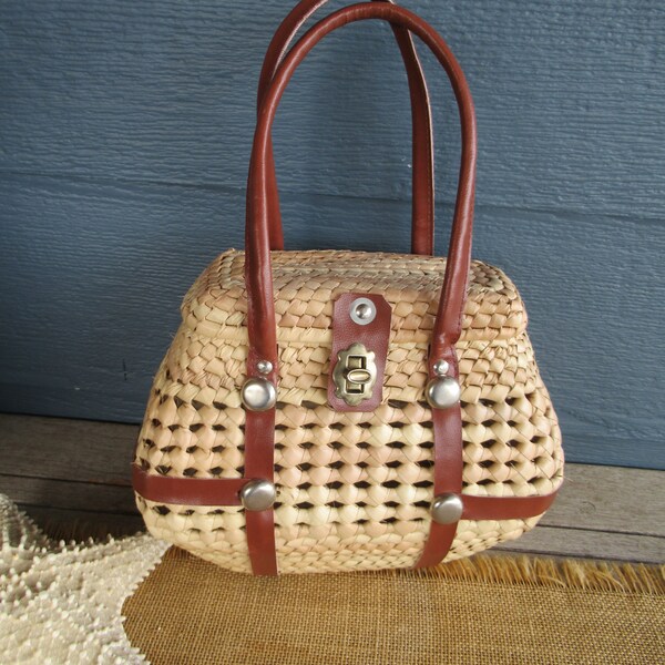 Wicker Purse - Etsy