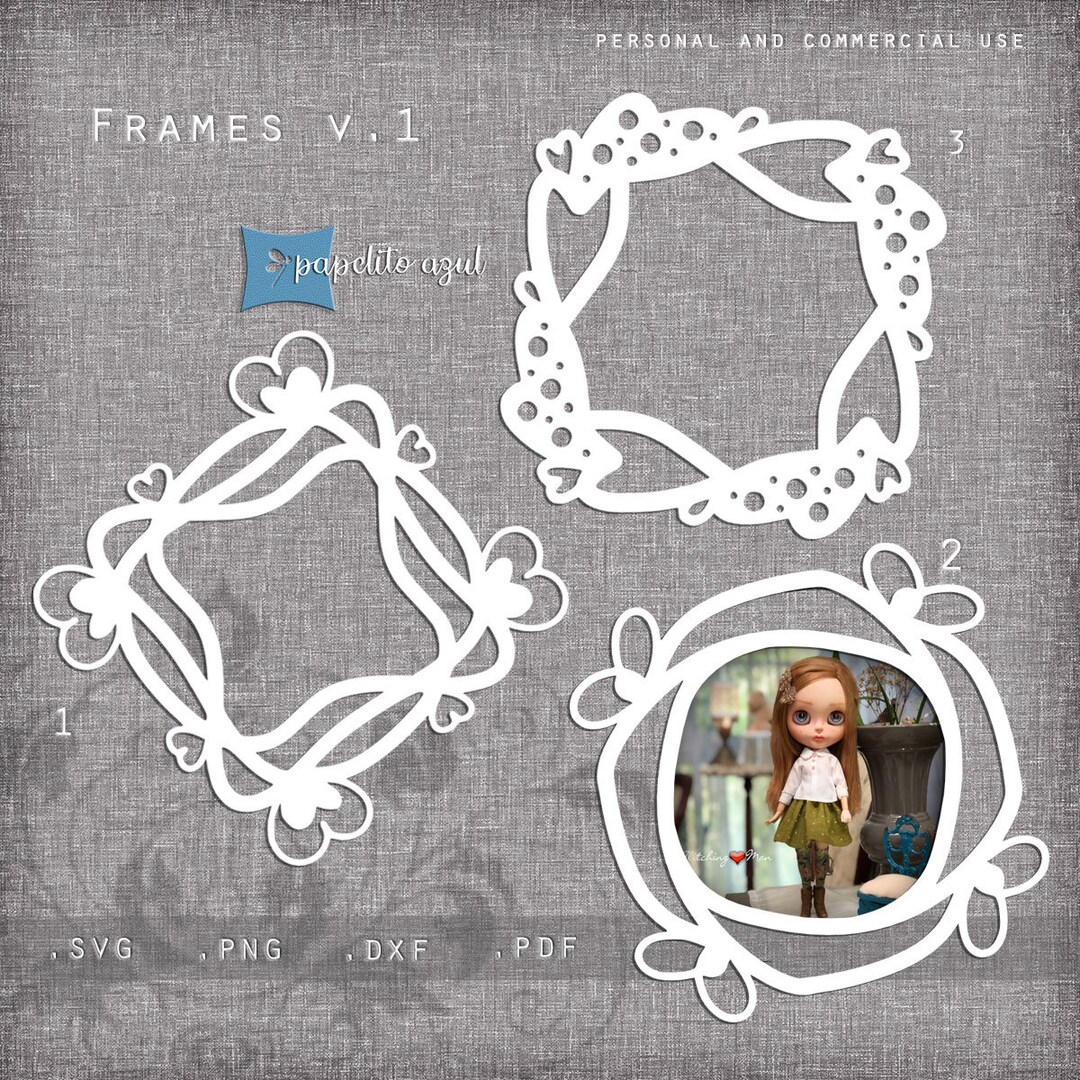 PA Frame V.1 Set SVG - Etsy