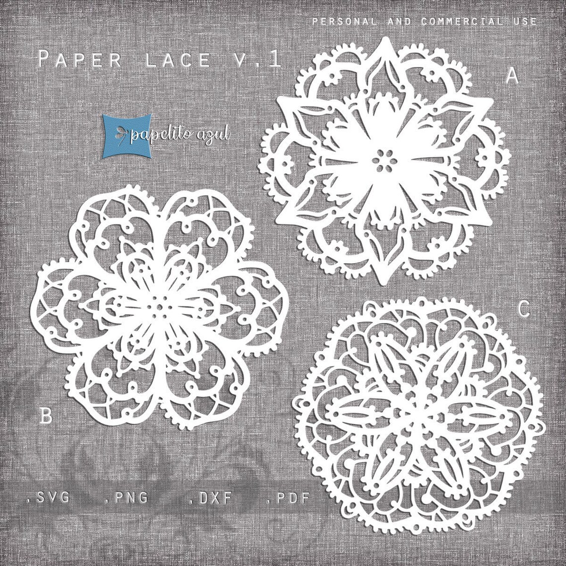 PA Lace V.1 Set SVG - Etsy