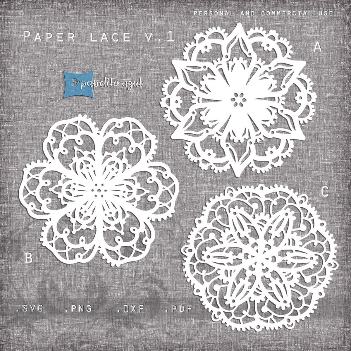 PA Lace V.1 Set SVG - Etsy