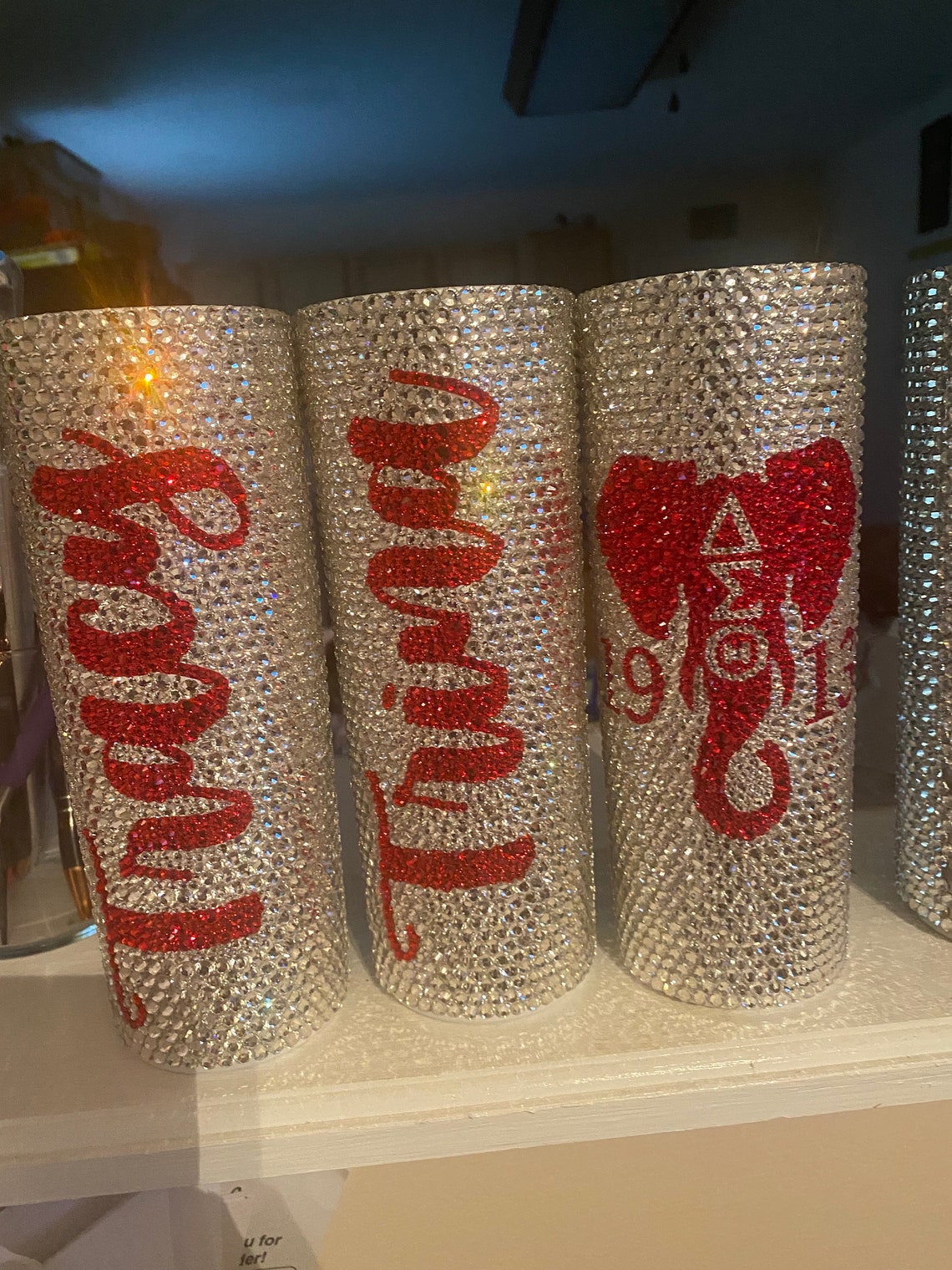 Sorority Blinged Cups - Etsy