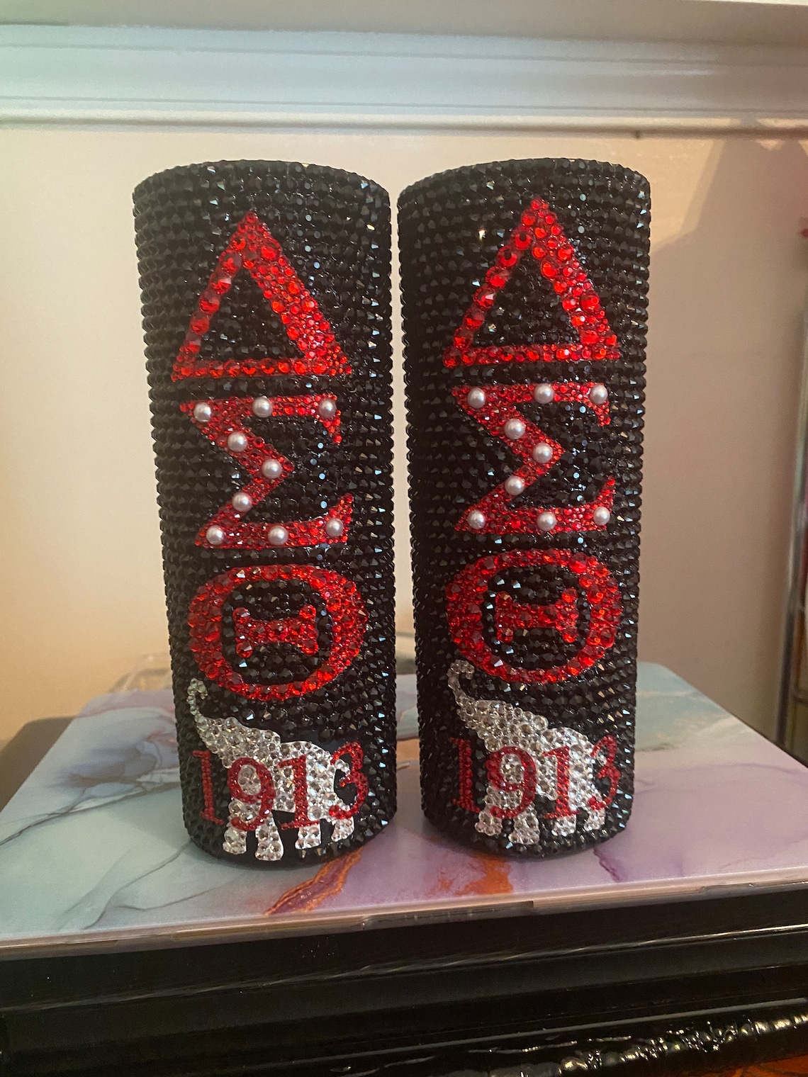 Sorority Blinged Cups - Etsy