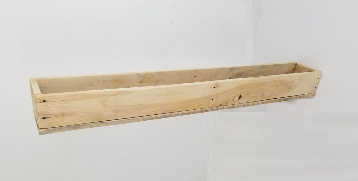 Long Wood Box for Table Centerpiece Rustic Box Fall Decor | Etsy