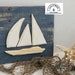 Small Unique Wood Sailboat Nautical Picture Beach Sign - Etsy