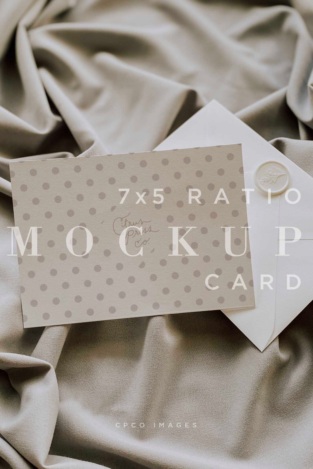 Invitation Card Mockup, Singlea7 7x5 Card, Wedding Card, Digital ...