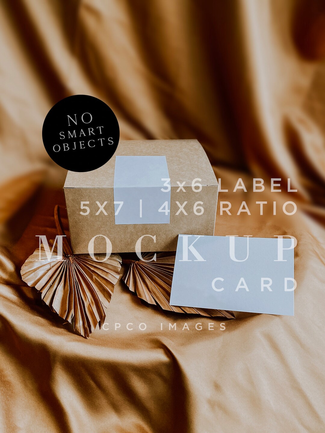 Neutral Package Label Mockup, Card Mock Up, Minimal Mockup, Digital ...