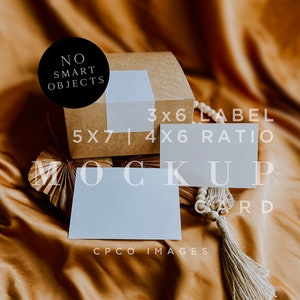 BUNDLE - Neutral Package Label Mockup, Card Mock Up, Minimal Mockup ...