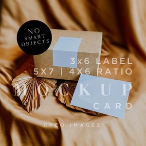 BUNDLE - Neutral Package Label Mockup, Card Mock Up, Minimal Mockup ...