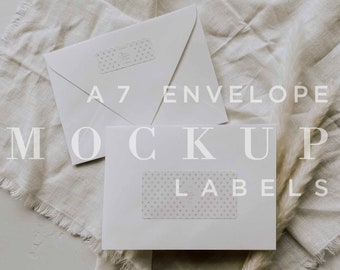 Address Label Envelope Mockup, Digital Download, Wedding Envelope Card ...