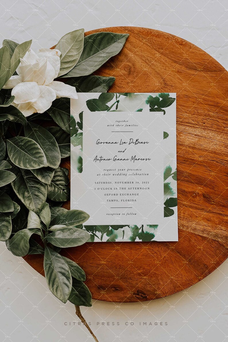 Wedding Invitation Mockup Instant Download 5x7 Card Mock Up | Etsy