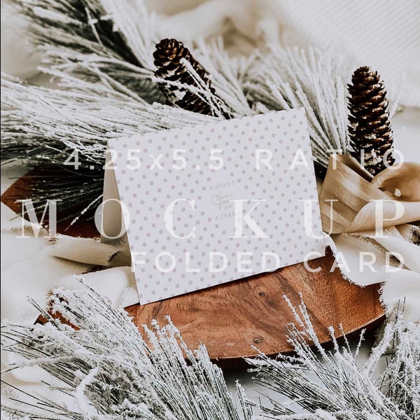 A2 Folded Card Mockup - Etsy