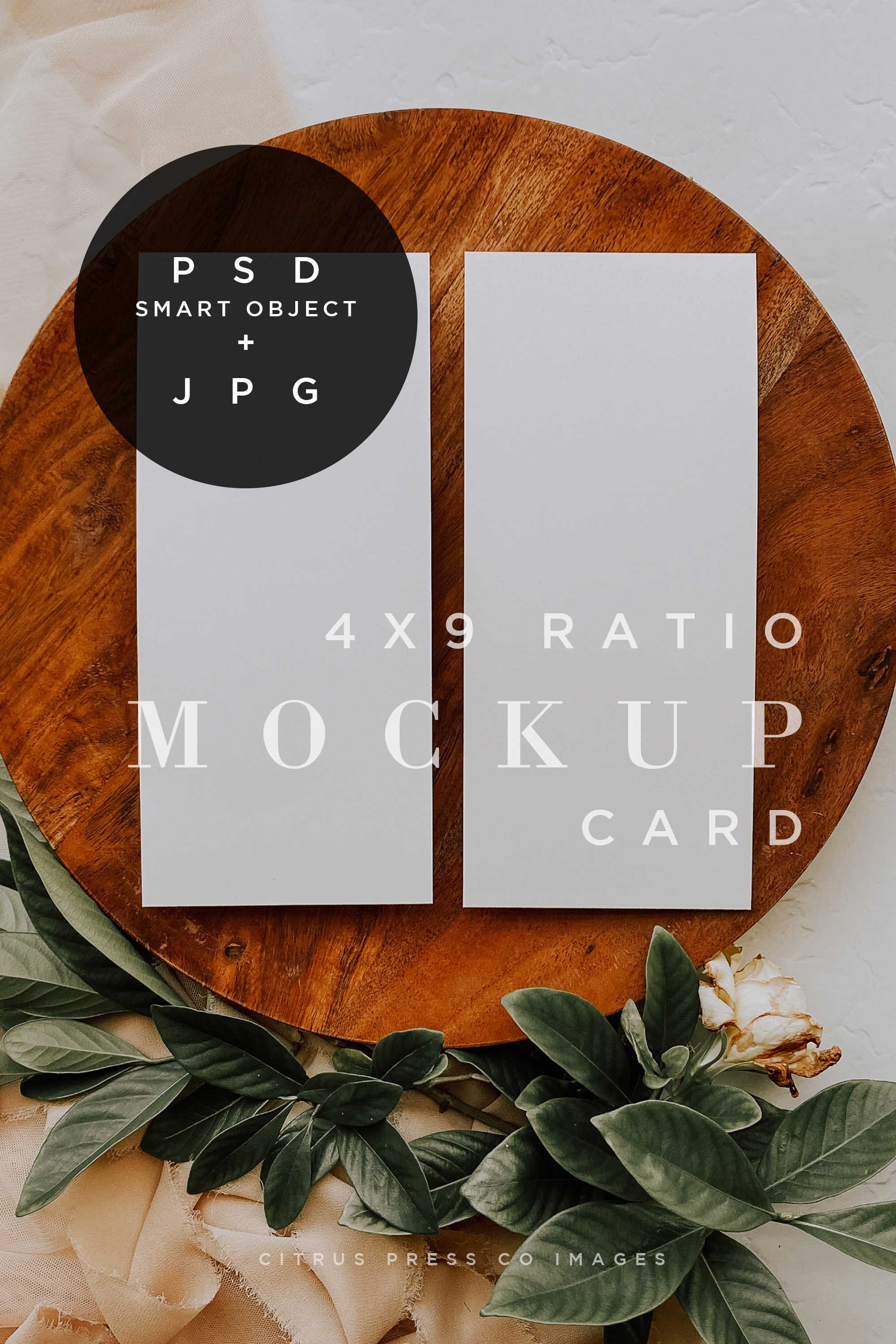 Menu Card Mockup, Menu Card, 4x9 Blank Card, Wedding Mock Up, Program ...
