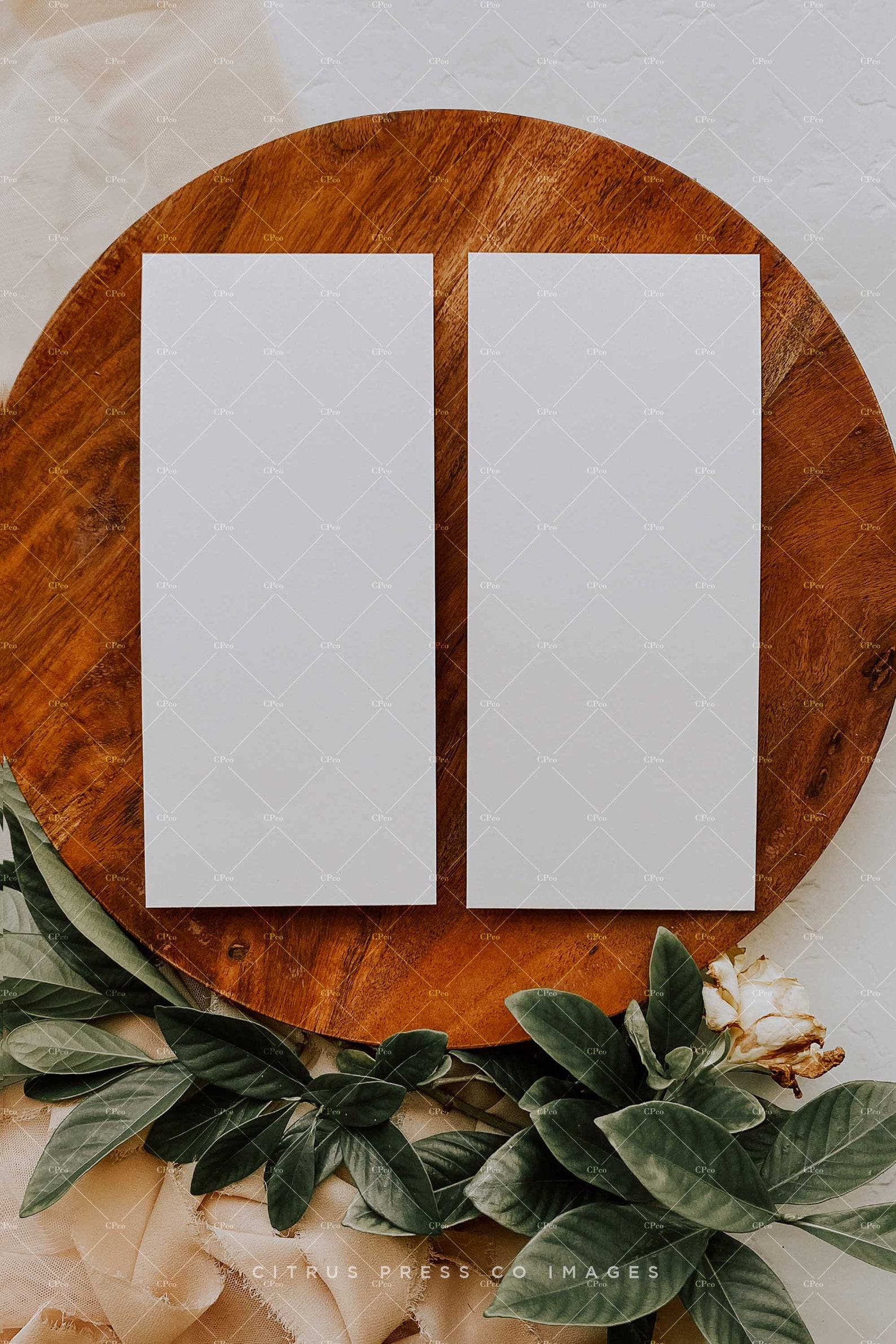 Menu Card Mockup, Menu Card, 4x9 Blank Card, Wedding Mock Up, Program ...
