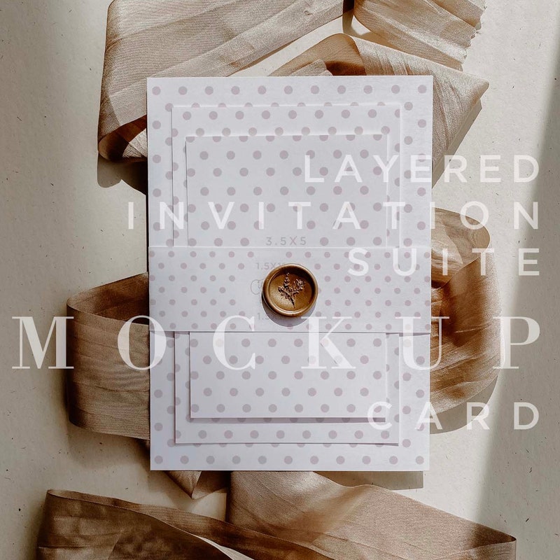 Layered Invitations - Etsy