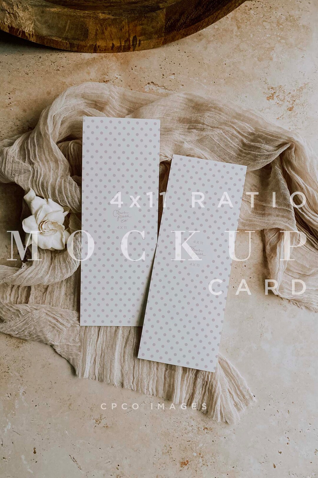 Wedding Program Mockup, 4x11, Digital Download, Invitation Card Mock Up ...