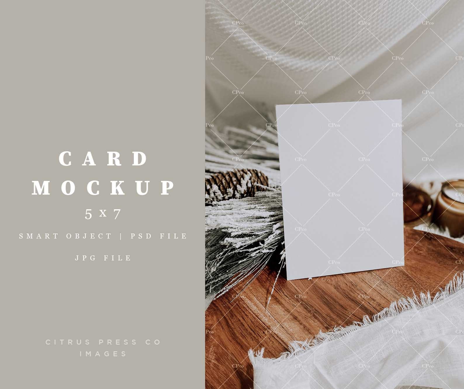 Paper Paper & Party Supplies Invitations & Announcements Card Mock Up ...