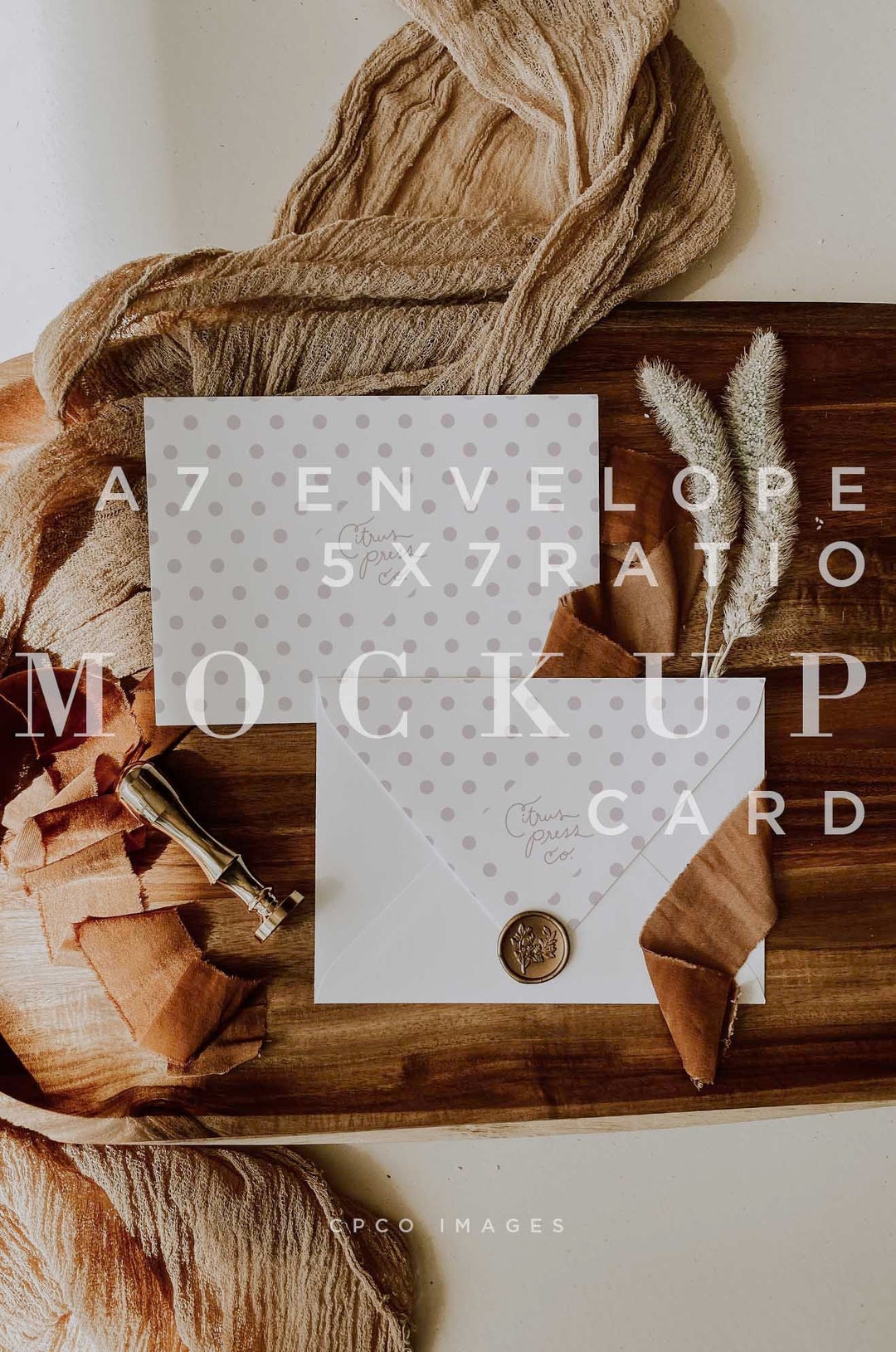 Envelope Address Mockup, A7 Euro Flap Envelope, Neutral Color, Wedding ...