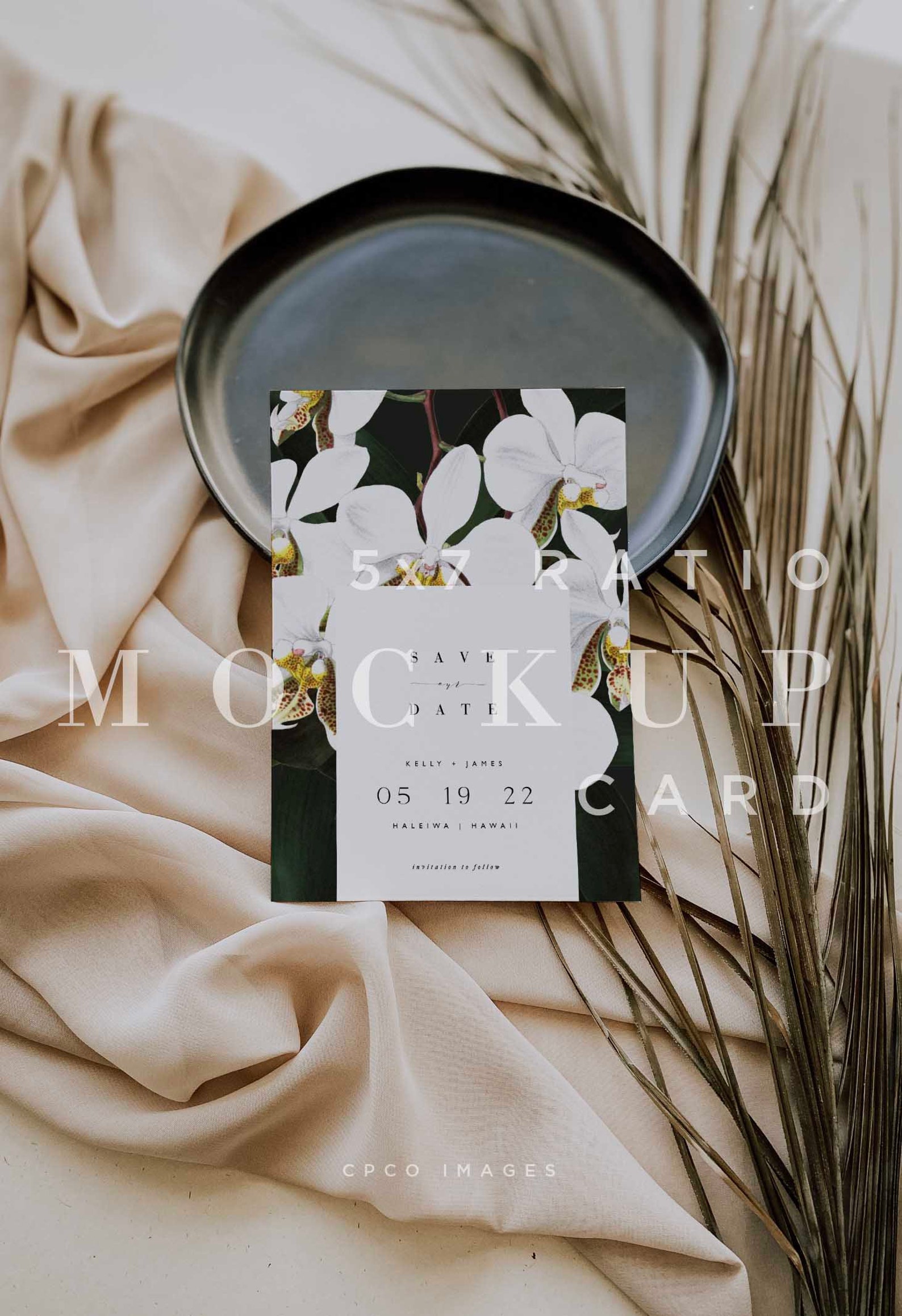 Neutral Invitation Mockup Wedding Minimal Mock Up Minimal | Etsy