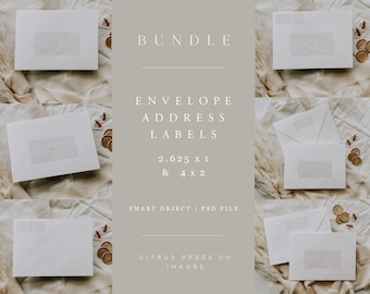 Address Label Envelope Mockup Digital Download Wedding | Etsy