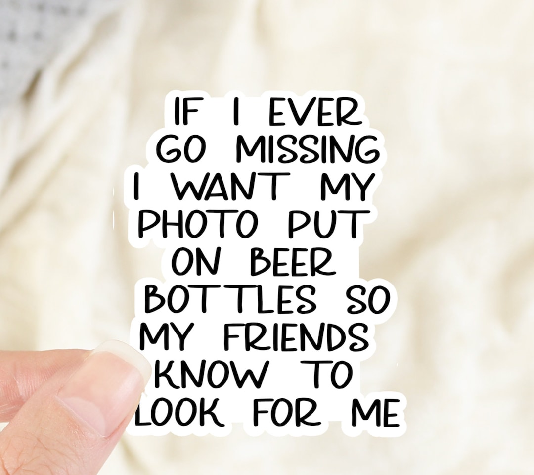 Beer Sticker, Funny Beer Sticker, Beer Decal, Funny Decal Sticker, Dad ...