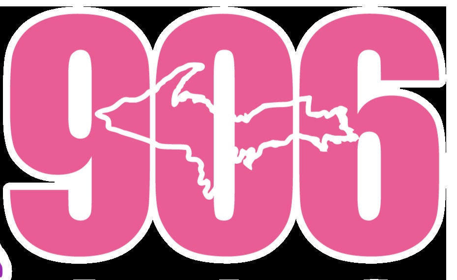 906 Sticker, Area Code Sticker, Upper Michigan Sticker, U.P. Sticker ...