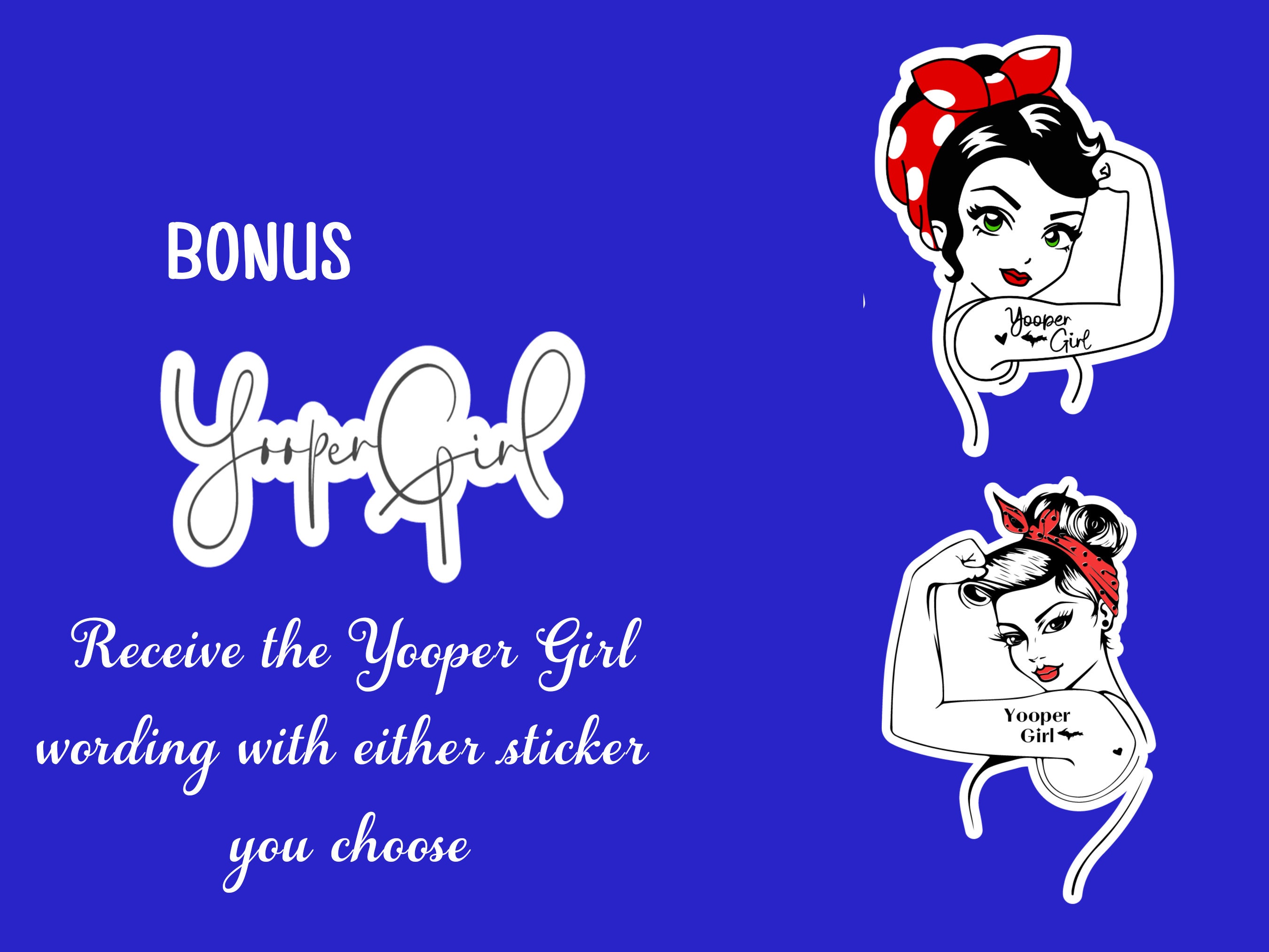 Yooper Girl Sticker, Yooper Girl Gifts, Yooper Girl, Yooper Girl ...