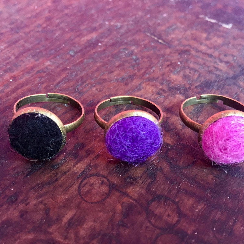 Felt Ring - Etsy UK