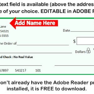 Editable Children's Play Checks~printable Pretend Play Checks~toy ...