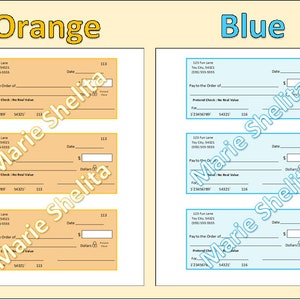 Editable Children's Play Checks~printable Pretend Play Checks~toy ...