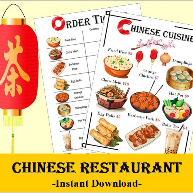 Play Chinese Food - Etsy