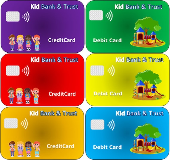 Printable Pretend Credit Cards
