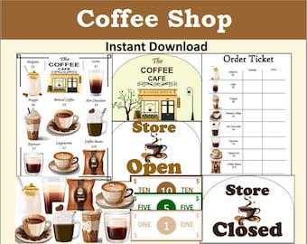 Dramatic / Role Play Coffee Shop - Etsy