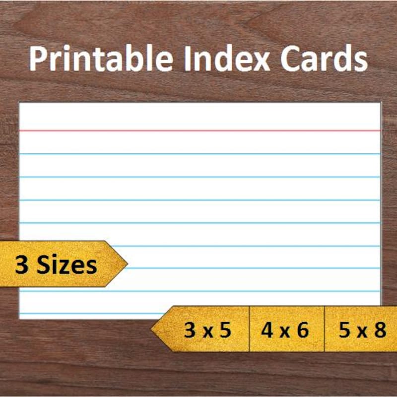 3x5 Daily Card - Etsy