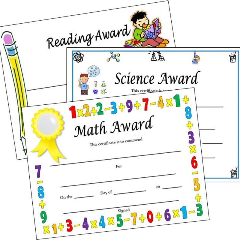 Award Certificate - Etsy