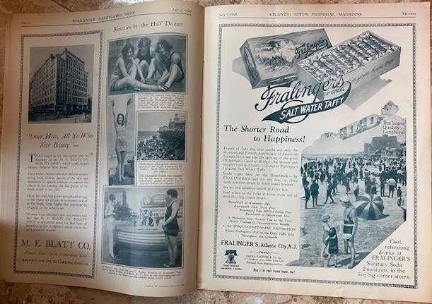 Atlantic City Boardwalk Illustrated News July 5 1926 edition | Etsy