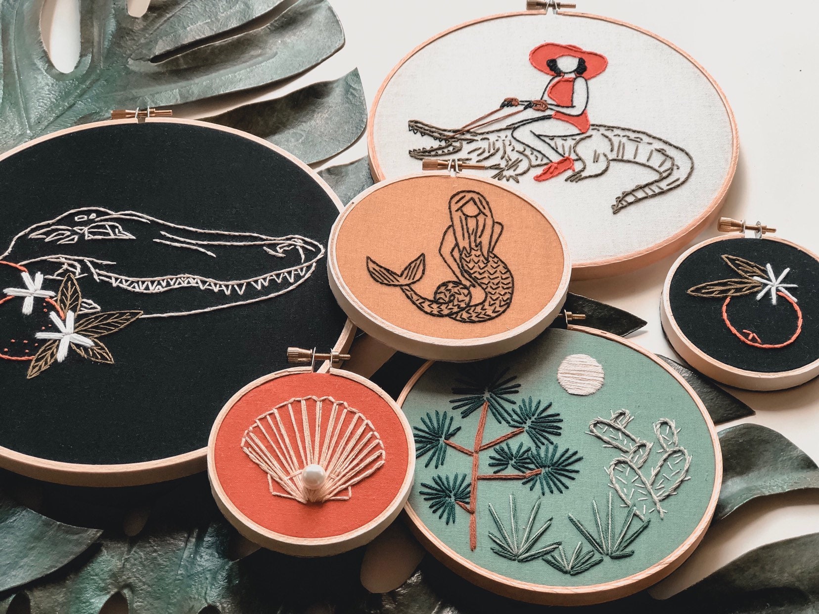 Florida Woman Embroidery - Etsy