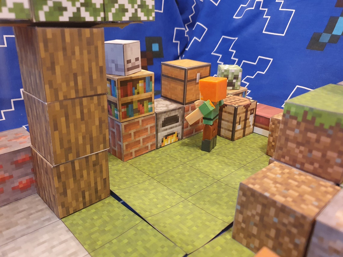 Accurate 3D Minecraft Deluxe Pack Print at Home to Build Your Own ...