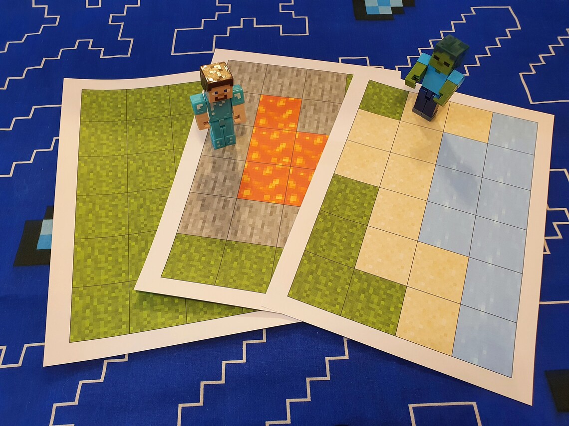 Accurate 3D Minecraft Deluxe Pack Print at Home to Build Your Own ...