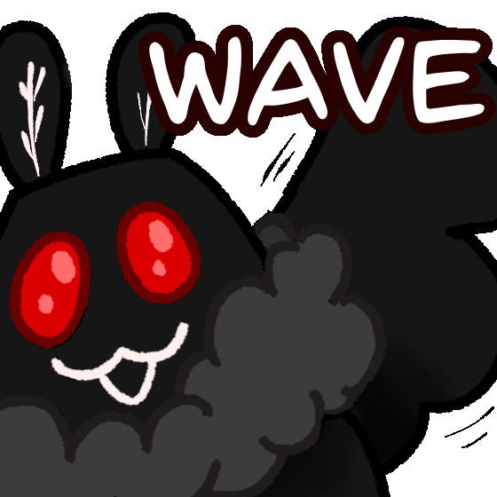 MOTHMAN EMOTES set of 6 Twitch / Discord / Youtube / Cute Cryptid Chibi ...