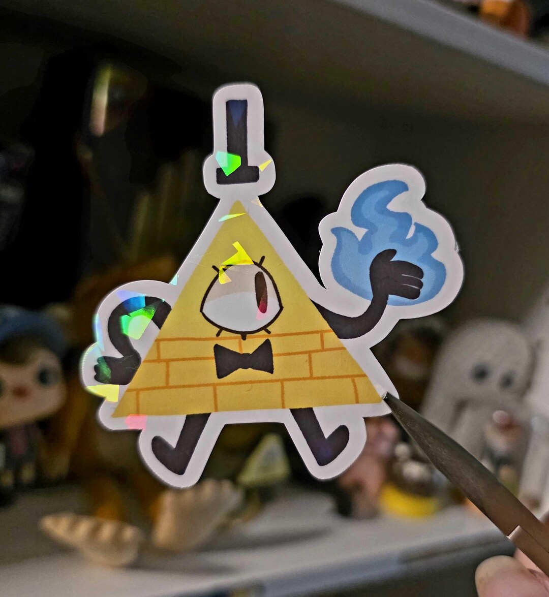Bill Cipher 3 Inch Holographic Sticker - Etsy