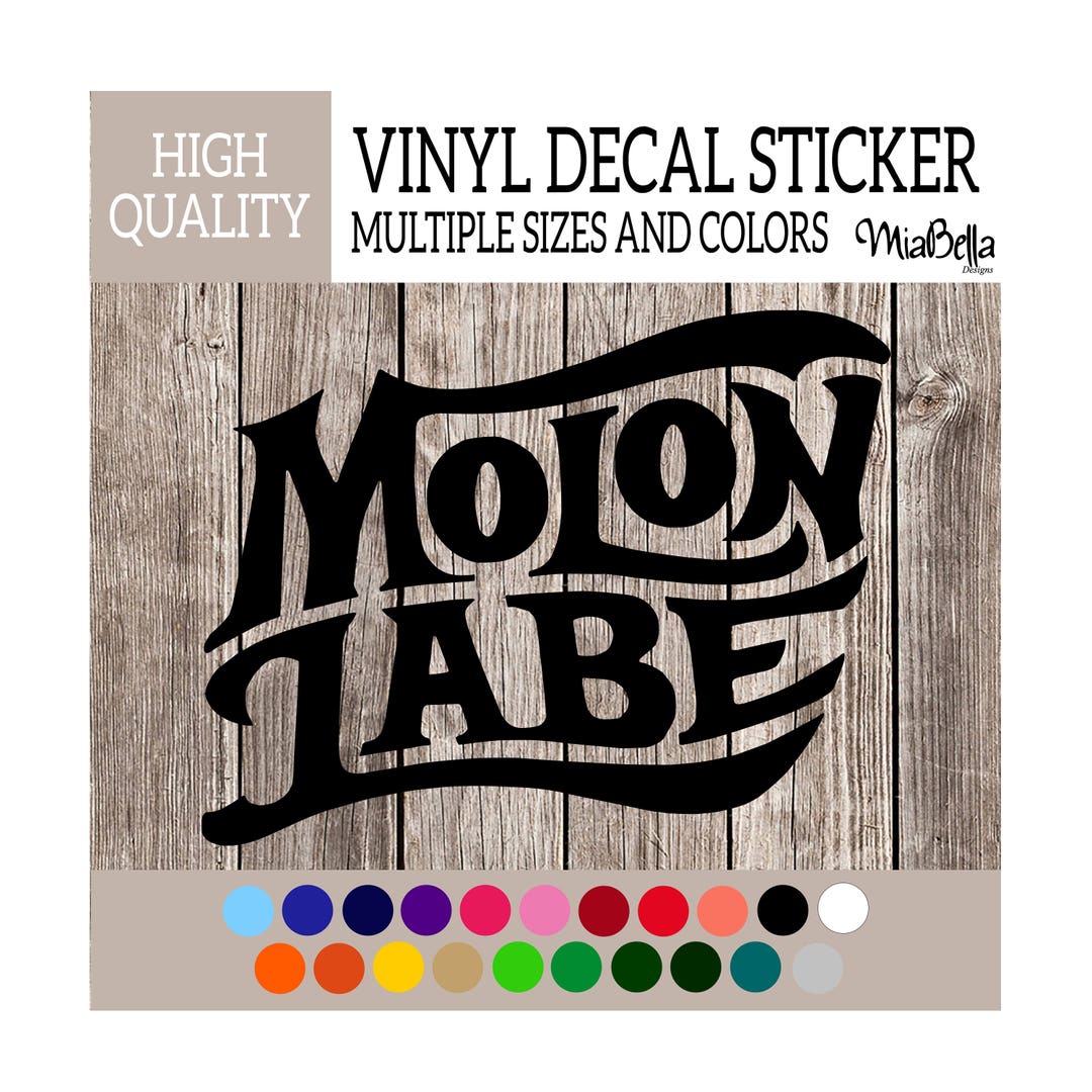 Molon Labe Vinyl Decal Sticker, Premium Matte & Glossy Vinyl - Etsy
