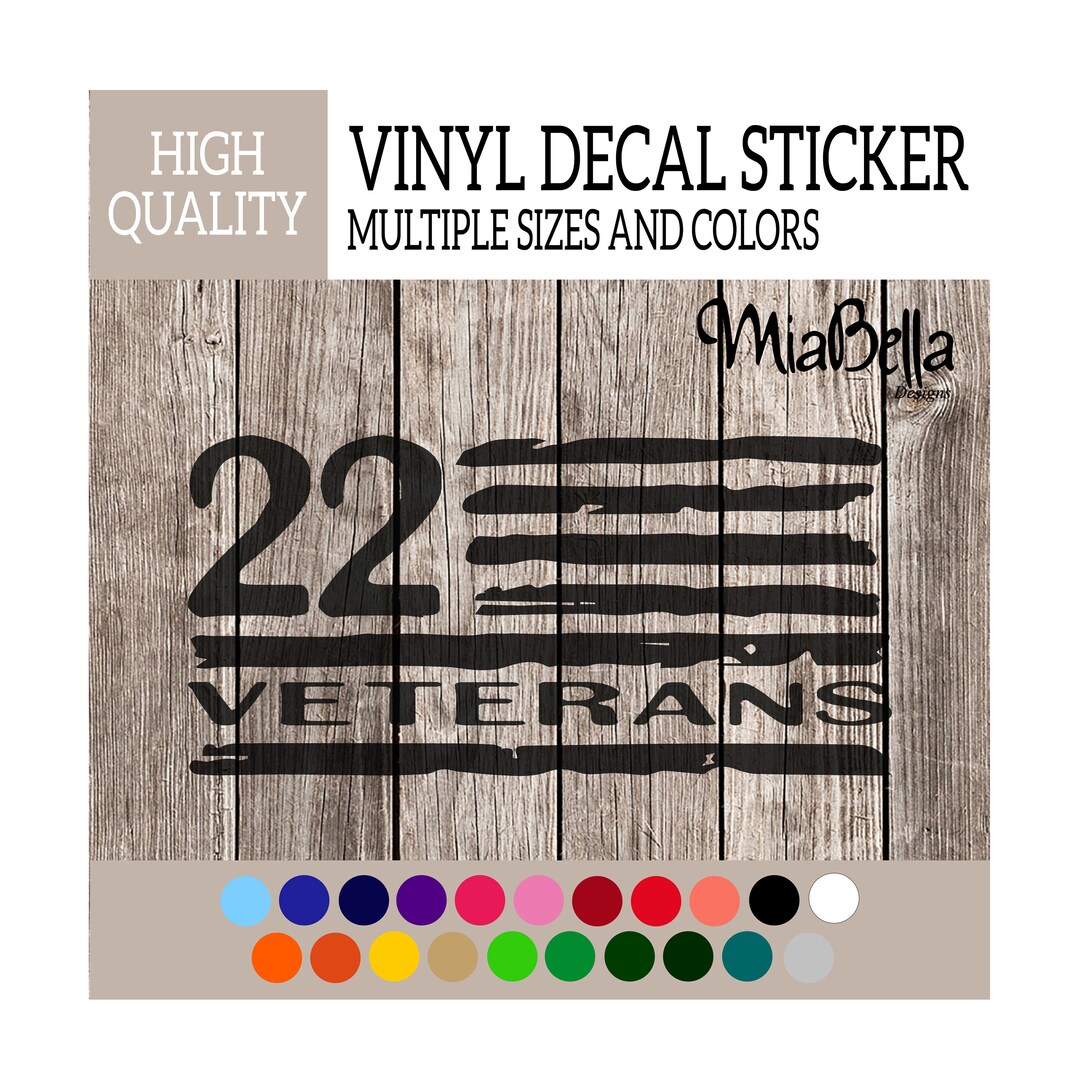 Stop the Twenty-two 22 Veteran Military Suicide Awareness Prevention ...