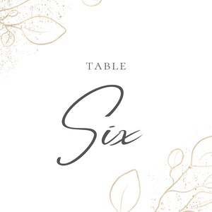 Table Numbers - Etsy