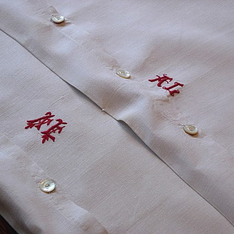Antique Monogrammed Linens - Etsy