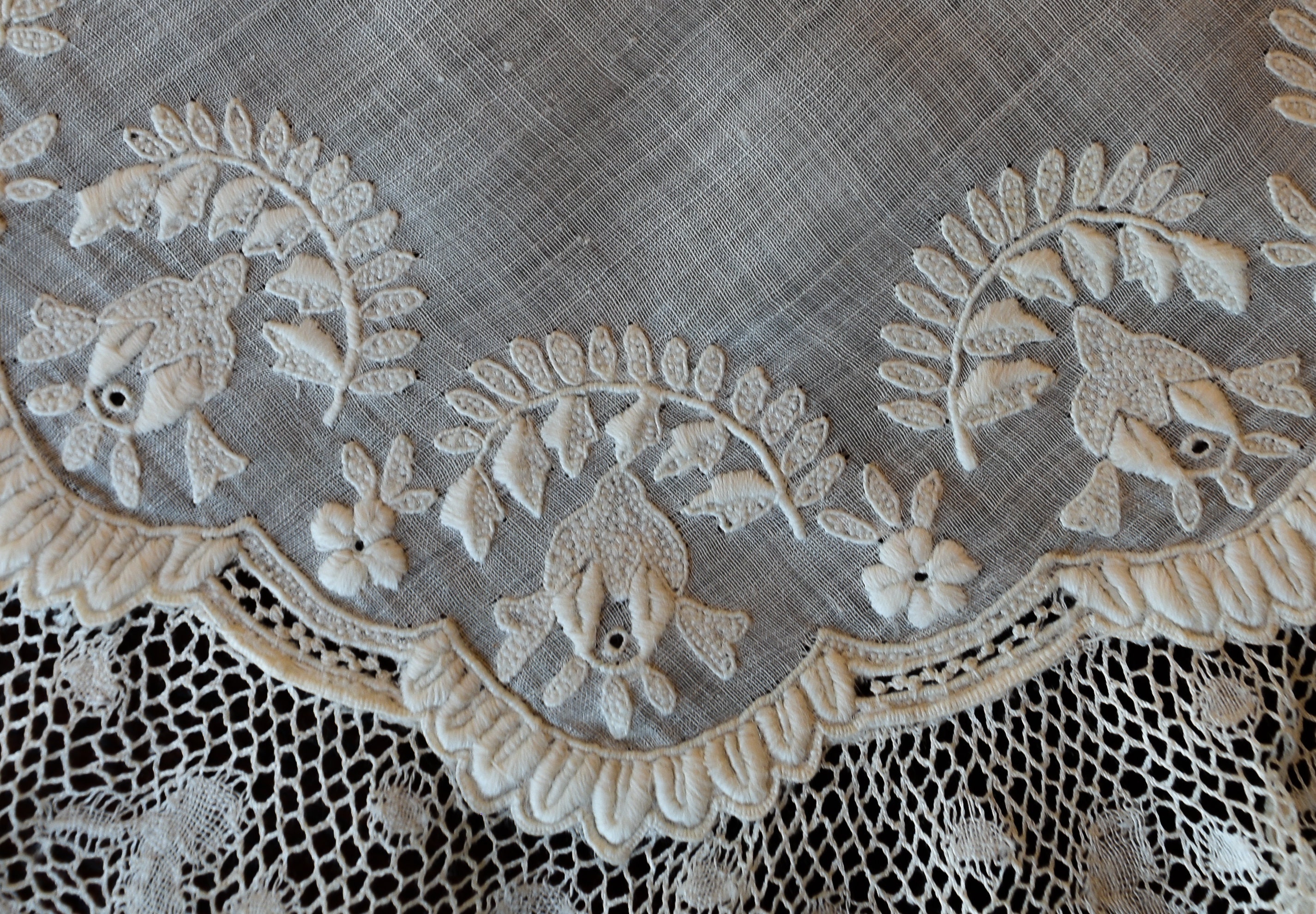 Antique Lace Wedding Hanky Hand Embroidered Swiss Hand - Etsy