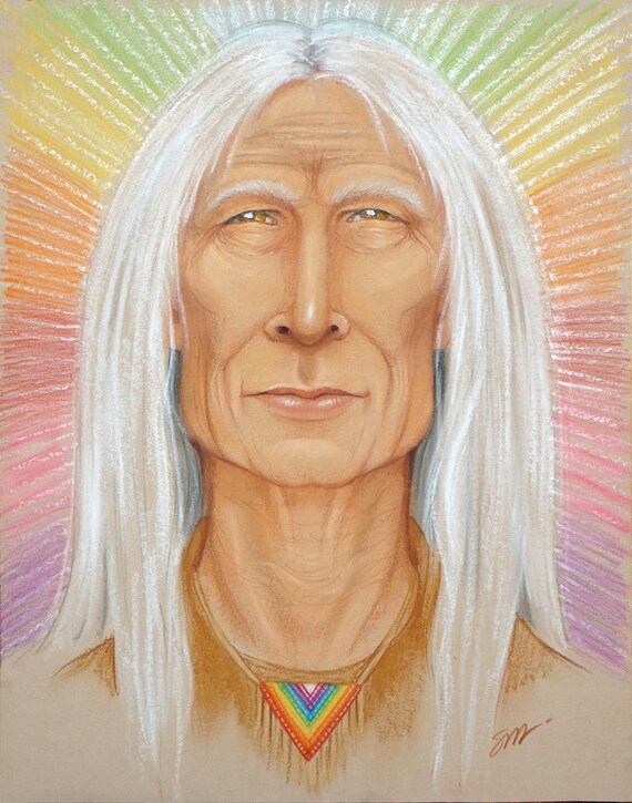 Spirit Guide Drawing Full Color More Than just | Etsy