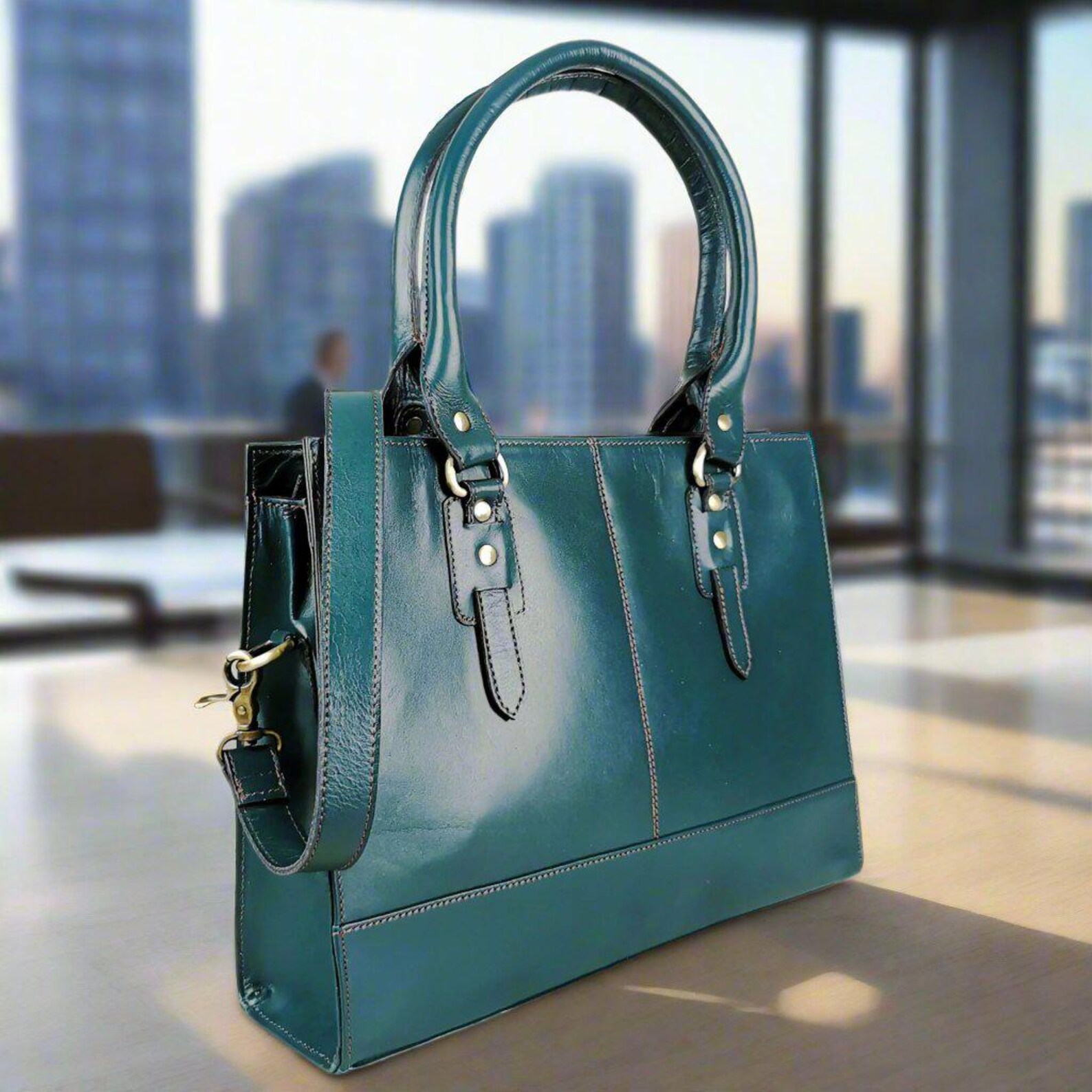 Handmade Leather Work Bags, Laptop Bag Women, Women’s Fashion Tote Bags ...