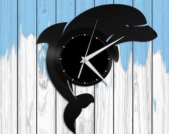 Dolphin clock | Etsy