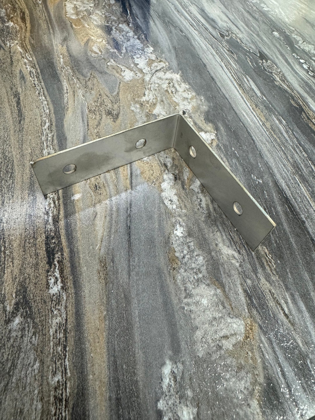 Stainless Steel, Bent, 304, Brackets, Holes, Mounting, Hardware Bundle ...