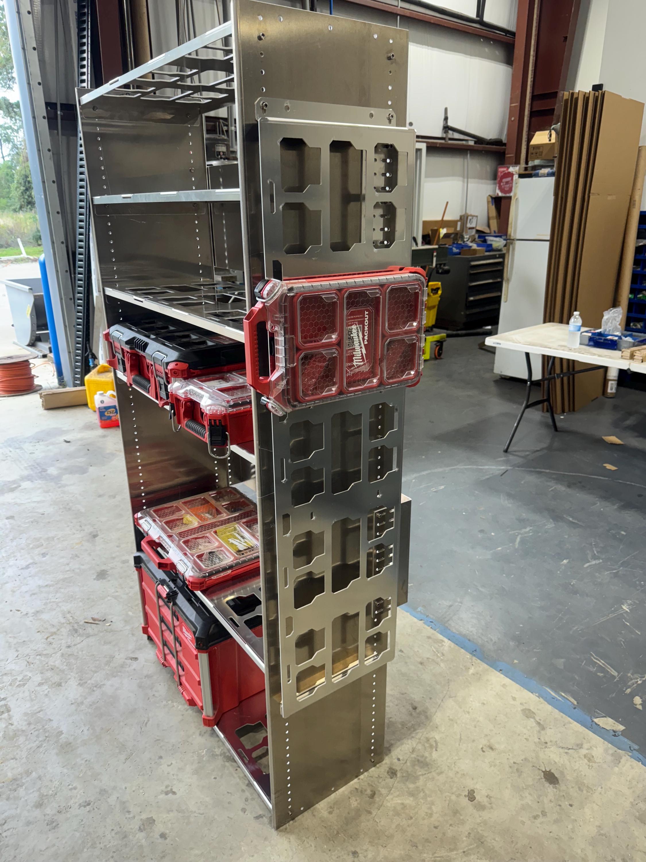 THE TOWER – Wide Dual Tool Rack System, Compatible With Milwaukee ...